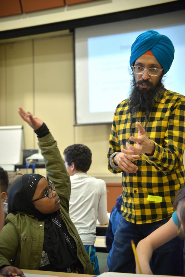 Sikh Captain America visits Highline students | Westside Seattle
